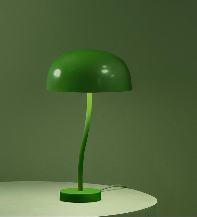 DIALux Luminaire Finder - Product data sheet: Curve table metal (green)
